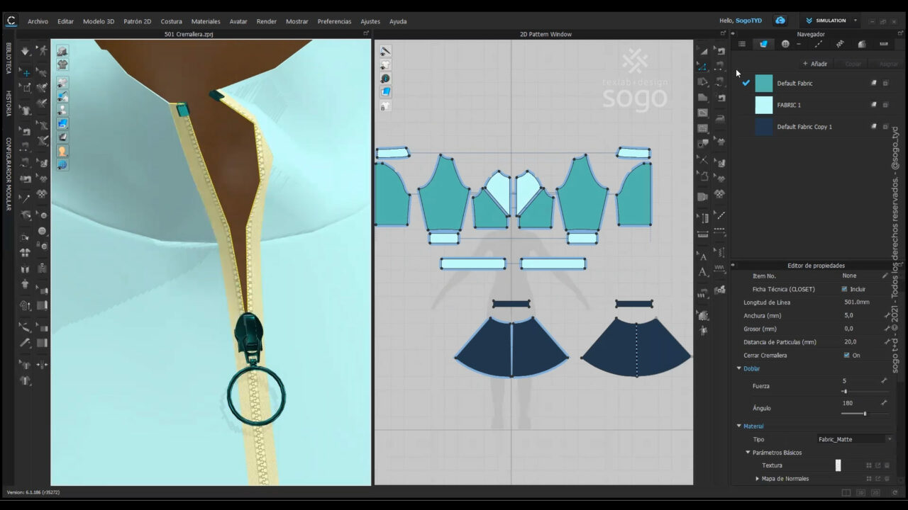 CLO3D Intermedio - Moda Digital y Prototipado 3D - Sogo TYD